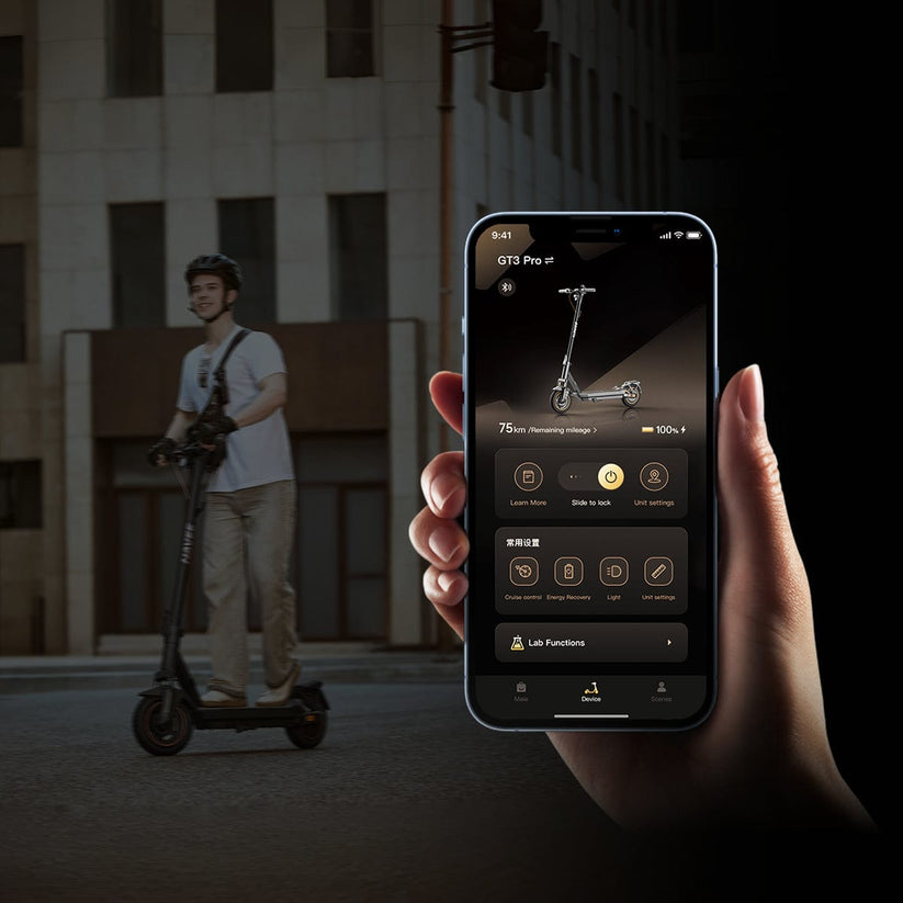 NAVEE GT3 Electric Scooter w/31 miles Max Operating Range & 20 mph Max ...