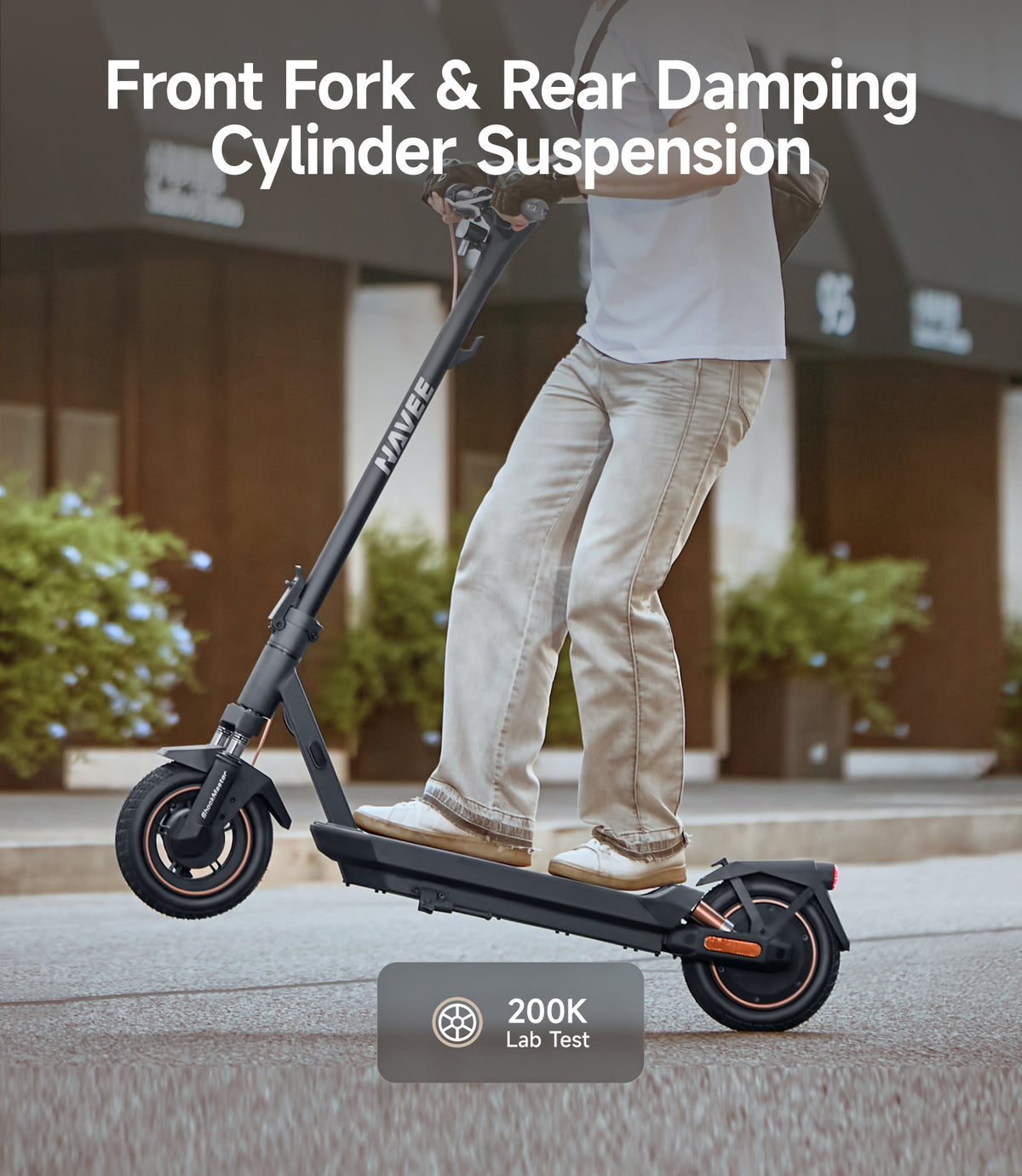 NAVEE GT3 Pro Electric Scooter w/37.3 miles Max Operating Range & 20 m ...